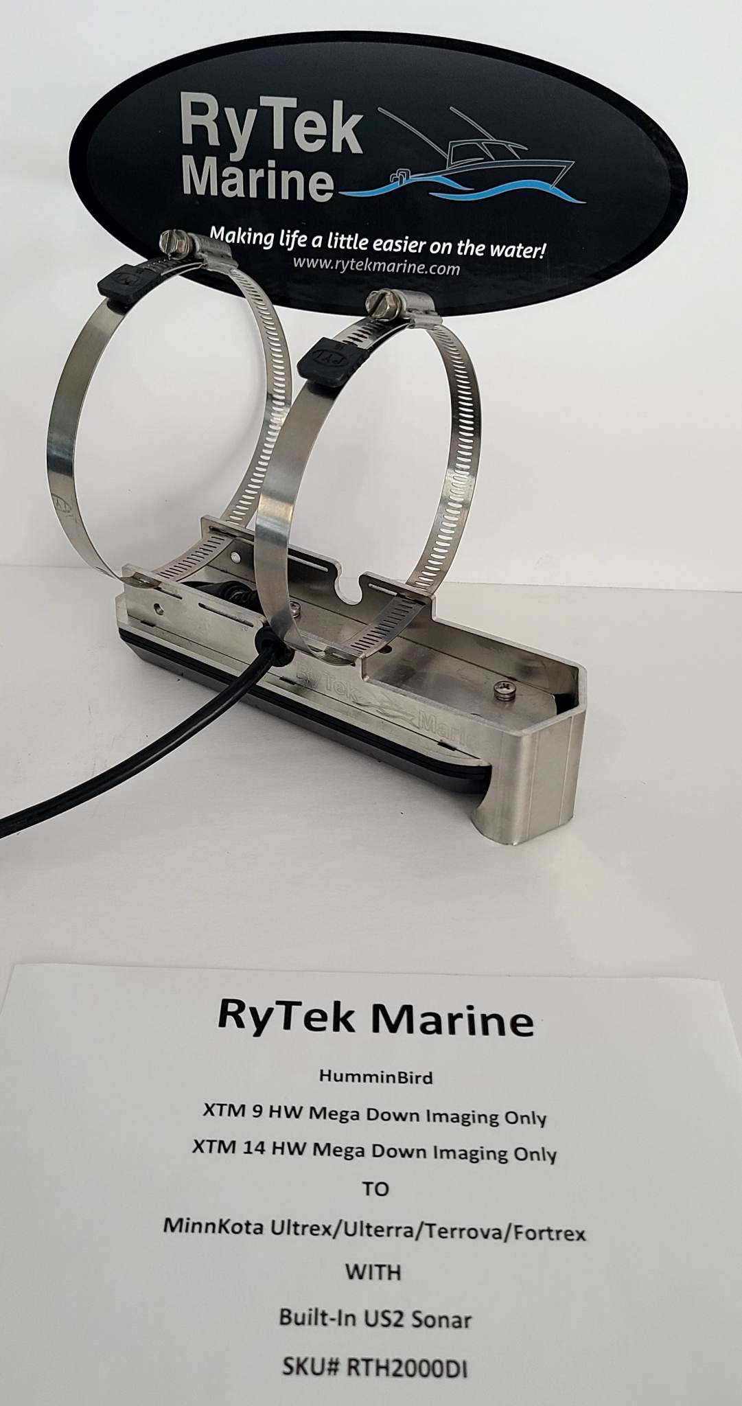 RTH2000DI Humminbird Mega Down Imaging ONLY TO Minnkota Ultrex/Ulterra ...