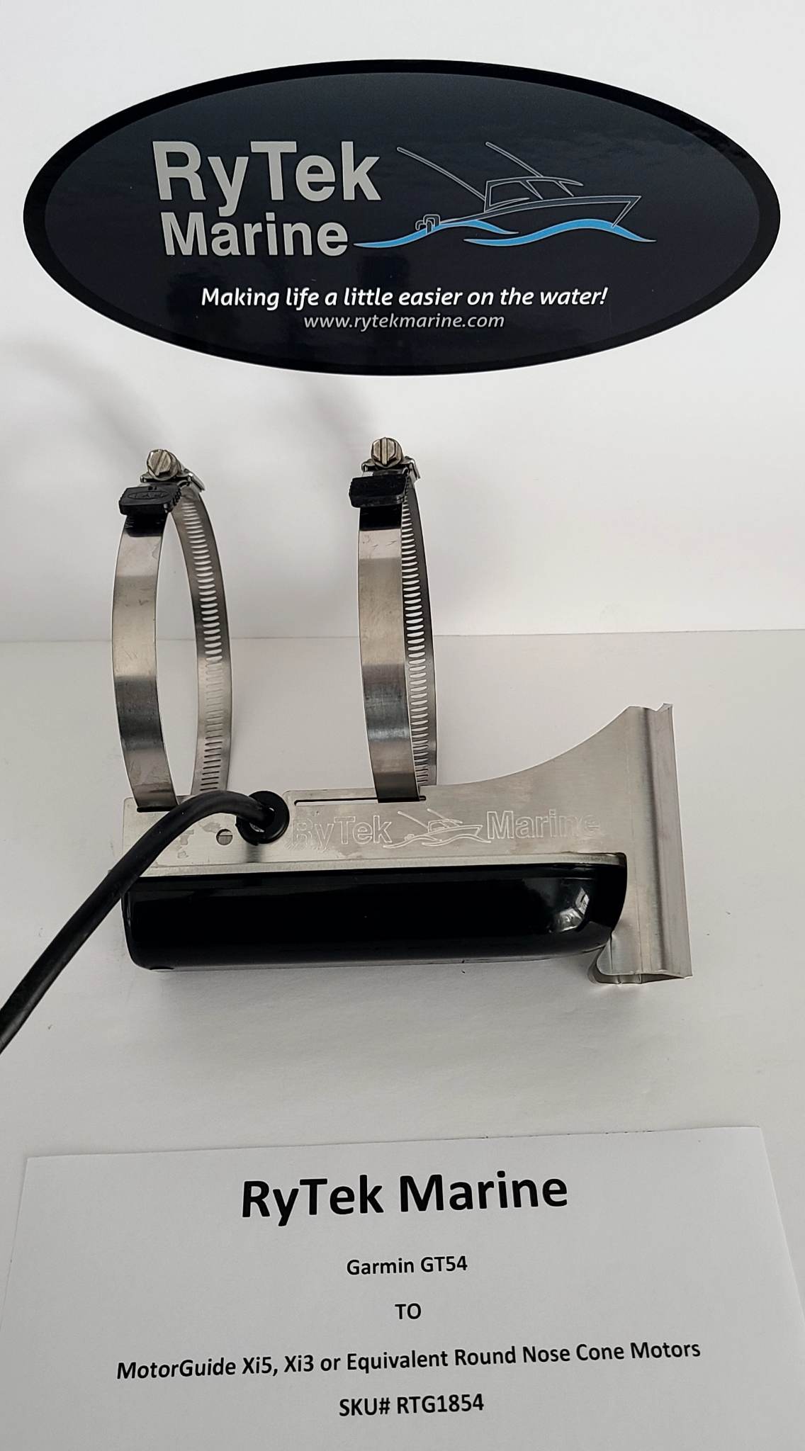 RTG1854 Garmin GT54 / MotorGuide Xi5 or Equivalent Round Nose Cone Mot ...